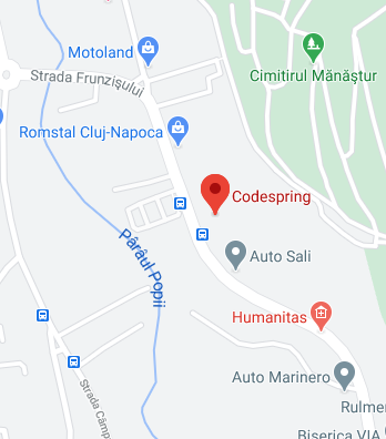 Contact – Codespring - Cluj-Napoca, Romania